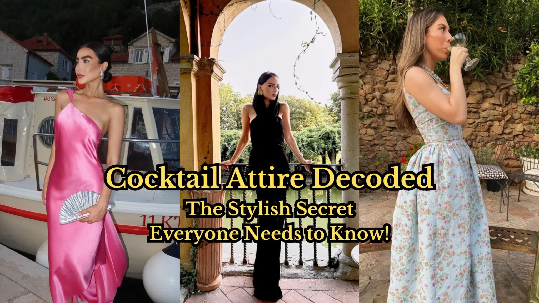 Cocktail Attire Decoded: The Stylish Secret Everyone Needs to Know ...